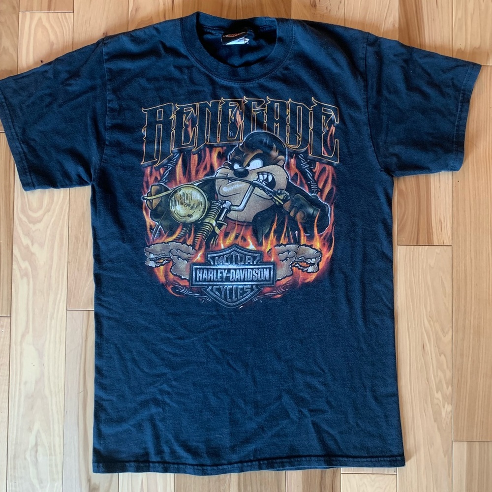 Taz Harley Davidson T-Shirt - Looney Tunes - Gem